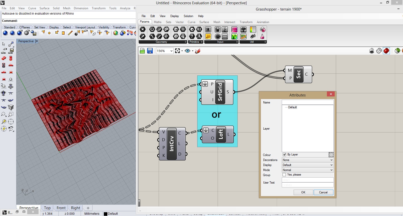 6.Delete the grid. Right click on the “SEC” in the grasshopper, and then click “bake” so that we ...