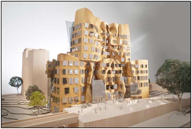 Lou Ruvo Center for Brain Health model (Frank Gehry)