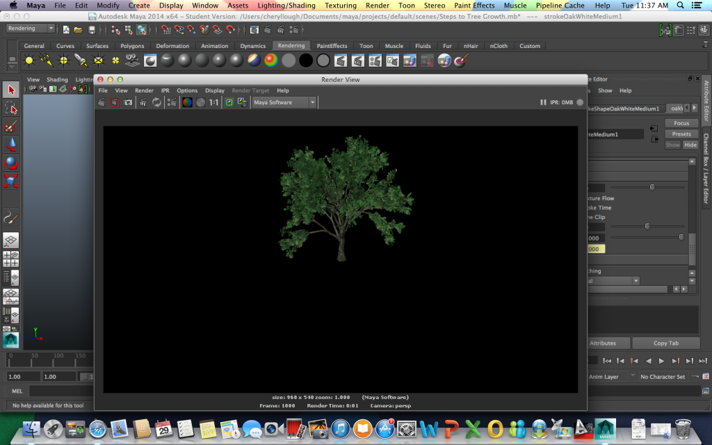{LaB} » Animation: Growing a Tree in Maya