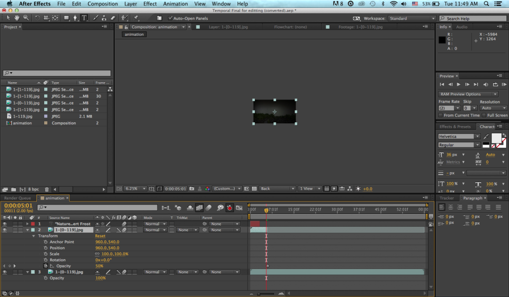 {LaB} » Time Lapse Video, After Effects and Changes in Nature