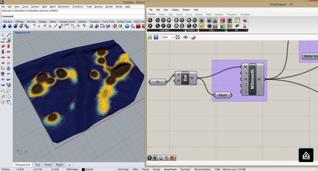 {LaB} » Technique Documentation: Exploring Topography and Hydrology in Grasshopper